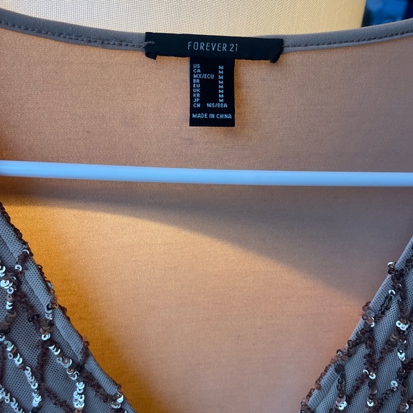 Forever 21 | Tops | Sequin Body Suit | Poshmark